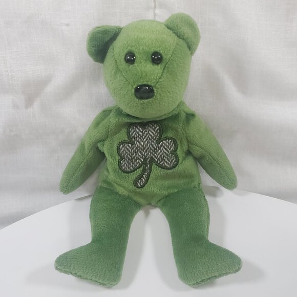 Toys | Ty Beanie Baby Luckier The Irish Bear 85 207 | Poshmark